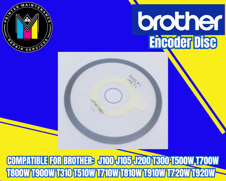 Original Brother Encoder Disc For Brother J100 J105 J200 T300 T500W ...