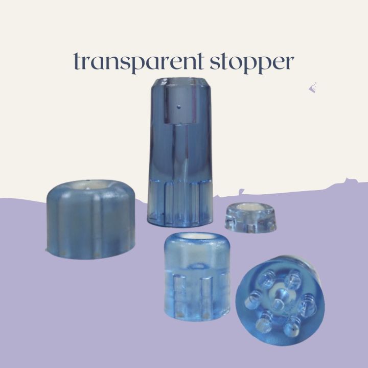 PVC Transparent Rubber Round Stopper 38MM/ 75MM LONG (pair) door ...