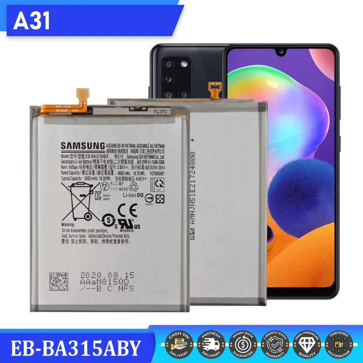 Original Battery for Samsung Galaxy A31 Battery Original, Model: EB ...