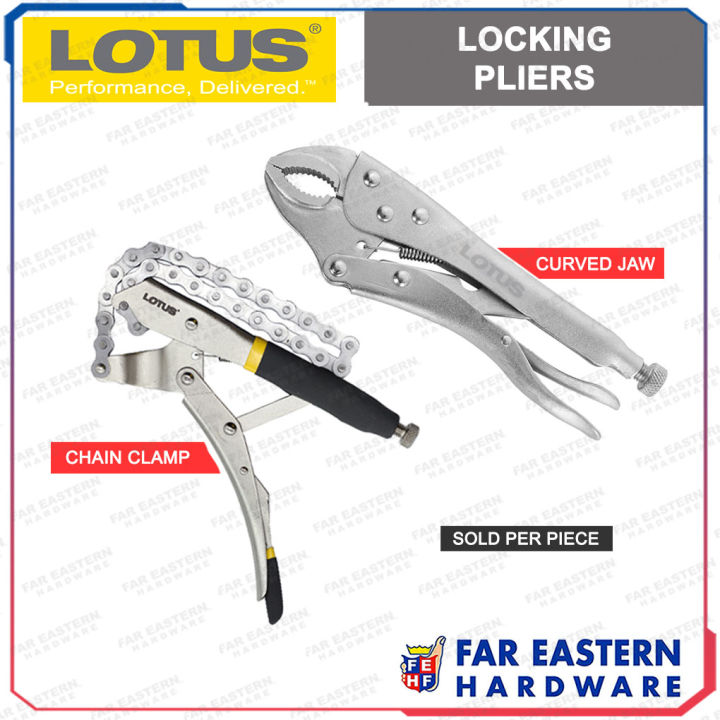 LOTUS Locking Pliers Vise Grip Curved Jaw | Chain Clamp LTHT | Lazada PH