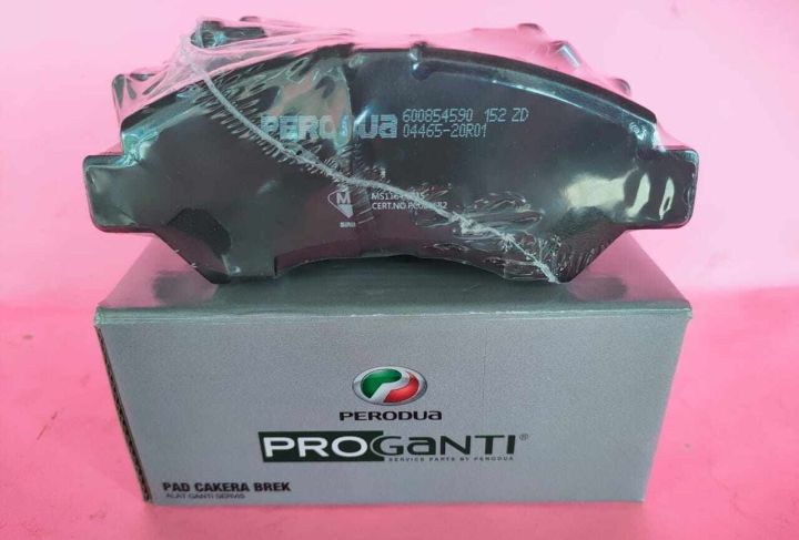 100% ORIGINAL PROGANTI:04465-20R01 PERODUA FRONT BRAKE PAD PERODUA MYVI ...