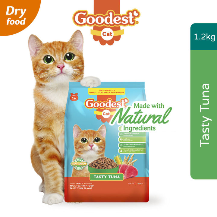 GOODEST Adult Cat Dry Food in Tasty Tuna, 1.2kg. | Lazada PH