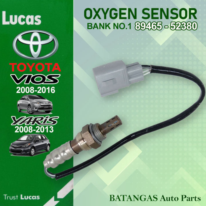 OXYGEN SENSOR BANK NO.1 TOYOTA YARIS 1.3 / VIOS / COROLLA LUCAS 89465 ...