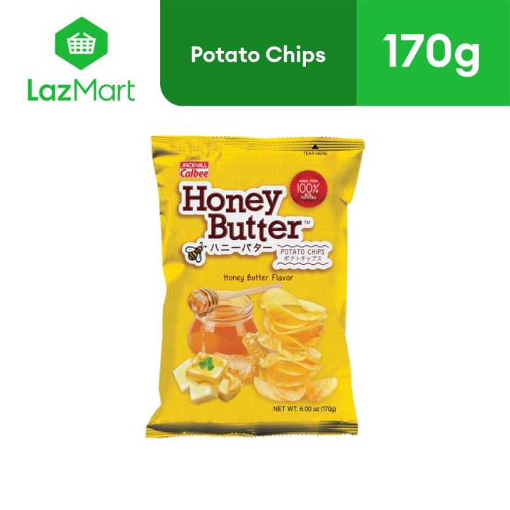Calbee Potato Chips Honey Butter Party Size 170g | Lazada PH