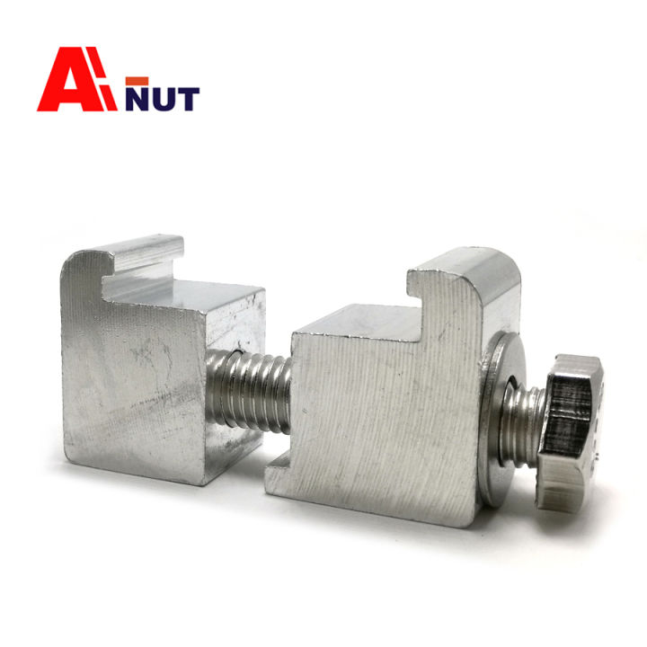 【Luxurious】 M8 M10 M12 Aluminum Vacuum Iso Double Claw Clamp Sanitary ...