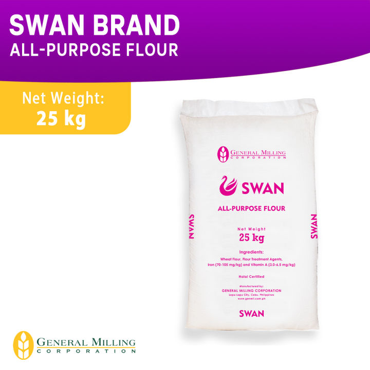 Swan Brand All-Purpose Flour 25kg | Lazada PH