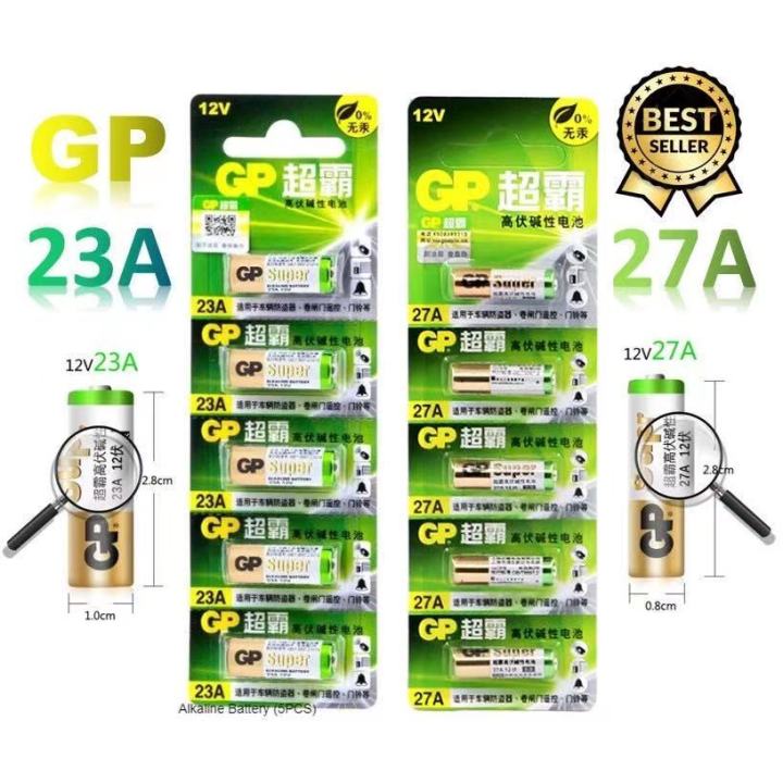 Rabbit Mall GP 23A 27A 12V 5 ก้อน ถ่านรีโมท ถ่าน 23A 27A 12v นาฬิกาปลุก กล้อง Super Alkaline ...