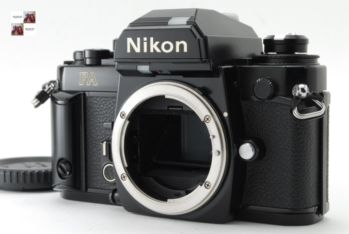 EXC+5 Nikon FA 35mm Film Camera, MF-16, Body Cap Light Meter WORKS from ...