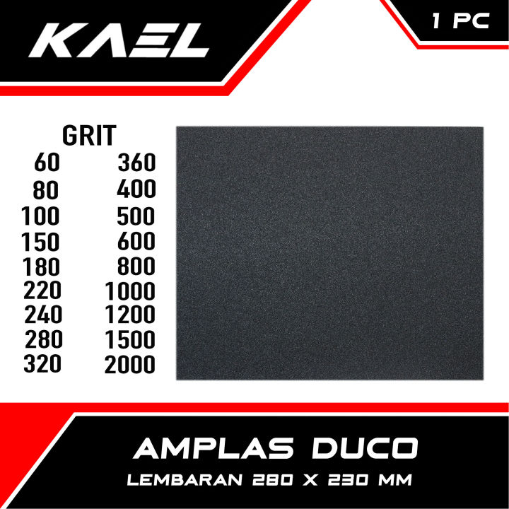 Amplas Duco Grit 60 Sampai 2000 Ampelas Lembaran Kertas Abrasive Paper ...