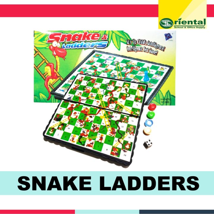 Educational Magnetic Snake and Ladder Board Games - Family Fun Game ...