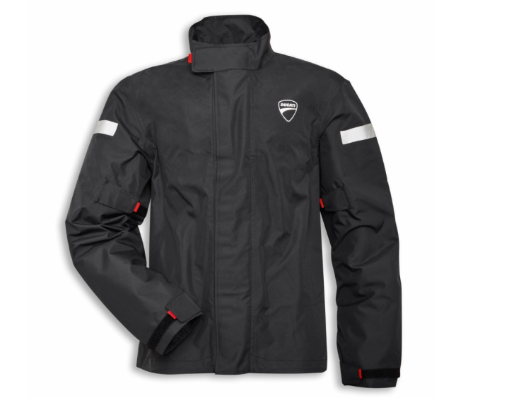 เสื้อคลุมกันฝน - DUCATI RAIN JACKET STRADA V3 BLACK / HV YELLOW ...