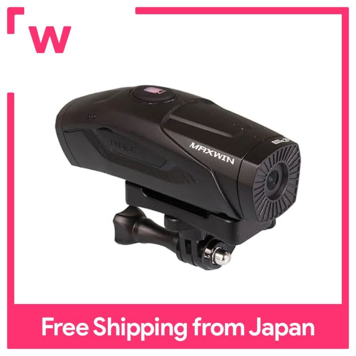 MAXWIN Drive Recorder Motorcycle 60fps 4K Image Stabilization FullHD QHD 1440P Helmet Mount IPX6 ...