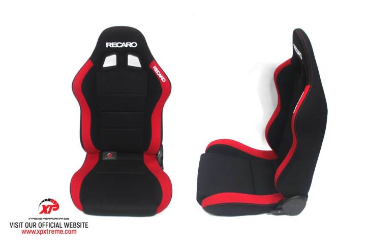 ORIGINAL READY STOCK SEAT SEMI BUCKET RECARO SPECIAL BLACK RED SIDE NO ...