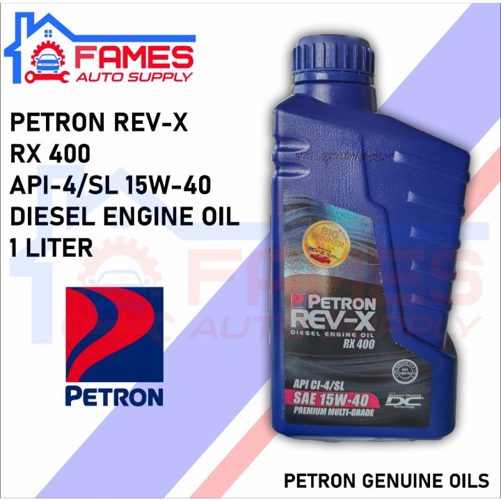 PETRON REV-X RX400 PREMIUM MULTI-GRADE (TREKKER) DIESEL ENGINE OIL SAE ...