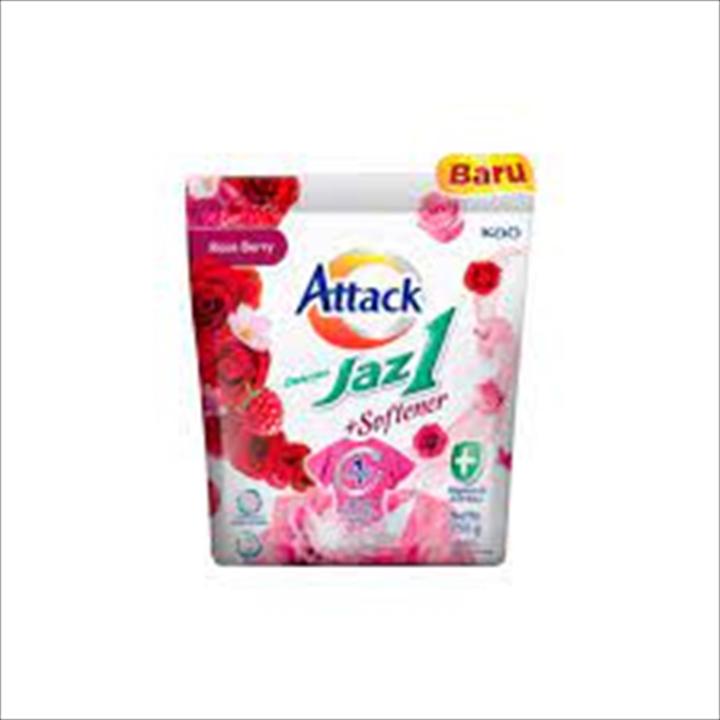 Attack Jaz1 + Softener Rose Berry Deterjen Bubuk [750 g] | Lazada Indonesia
