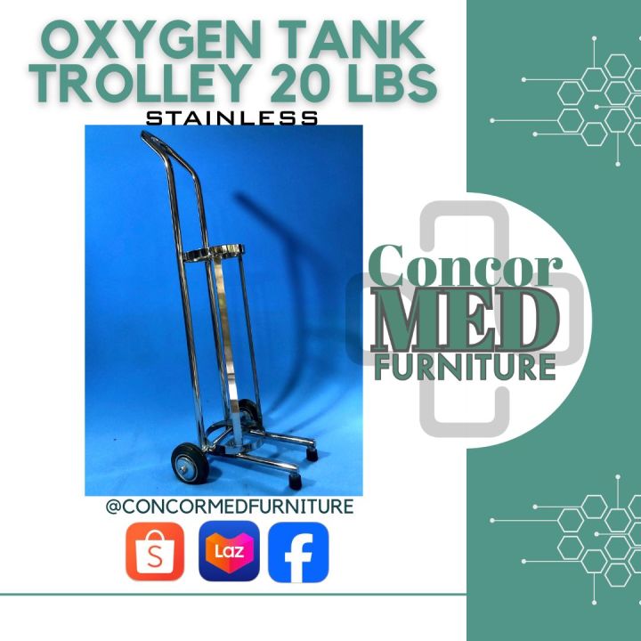 Oxygen Tank Trolley (20lbs) | Lazada PH