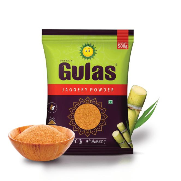 Mr. Gold - Sunraja Gulas - Jaggery Powder - Nattu Sakkarai - 500g | Lazada