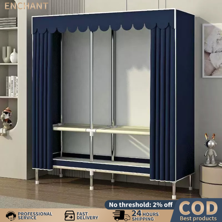 Thickened Steel Pipe Wardrobe Cabinet big size Steel tube wardrobe ...