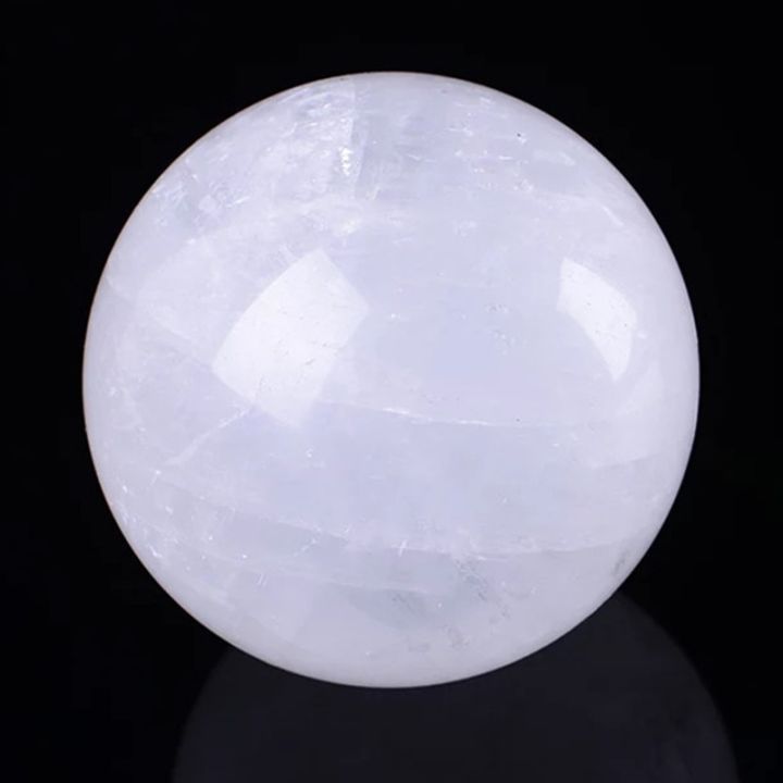 Natural White Crystal Ball Quartz Stone Sphere Home Decoration Republic ...