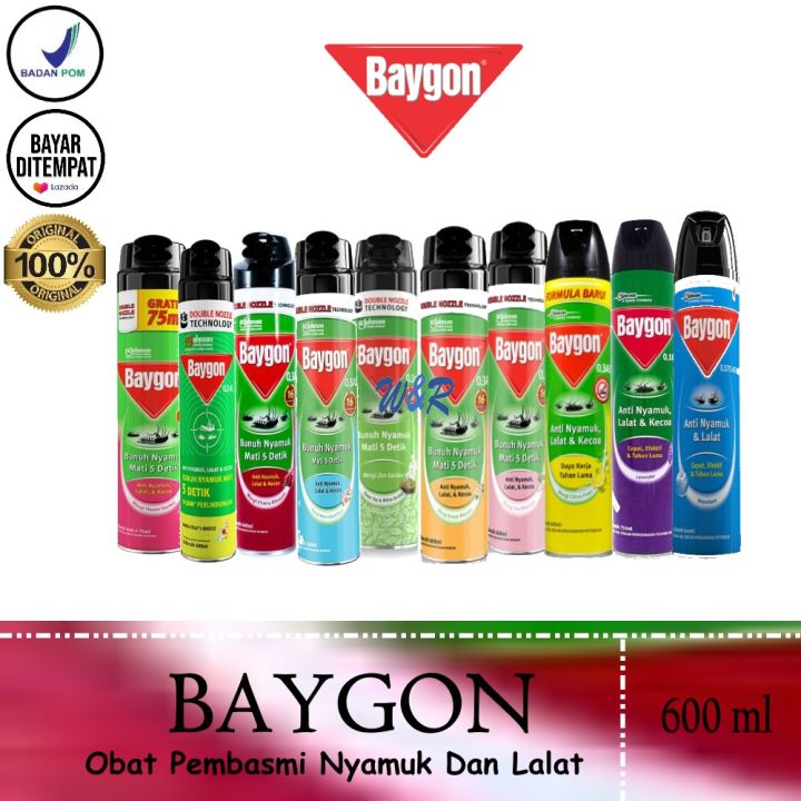 Baygon Aerosol 600 ml | Lazada Indonesia