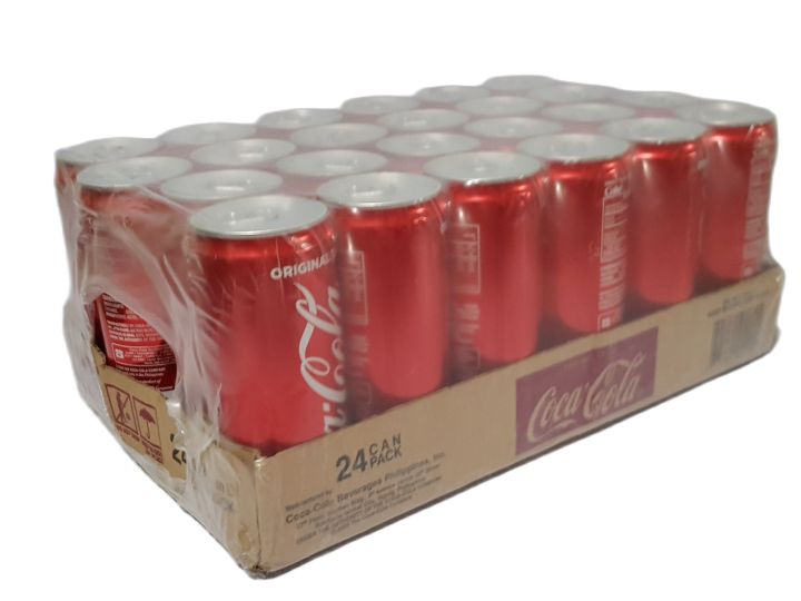 COKE in CAN - Coca Cola Products - Original Taste (pack of 1 case of 24 ...