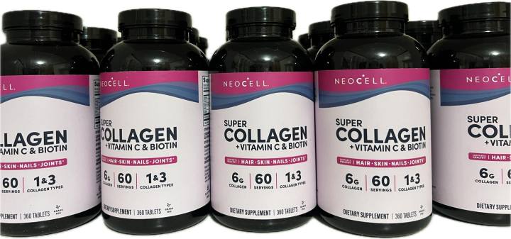 NEOCELL Super Collagen + C with Biotin 6000 mg 360 tablets Collagen ...