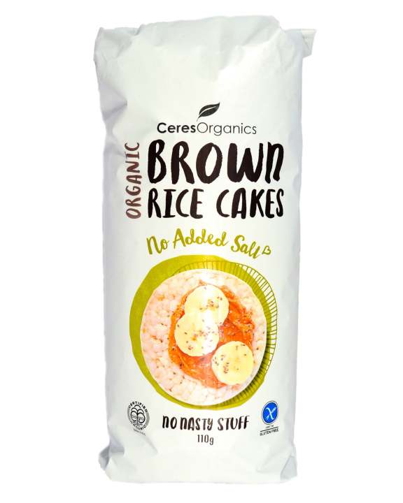 Ceres Organics Brown Rice Cakes - No Added Salt (110g) | Lazada PH