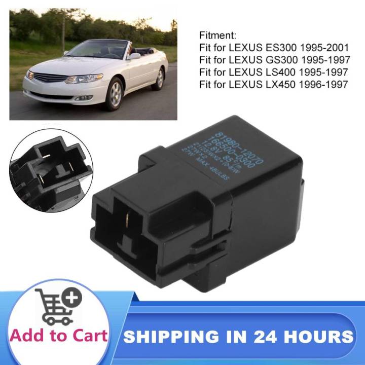 Flasher Relay Turn Signal 81980-12070 Fit for TOYOTA Replacement Auto ...