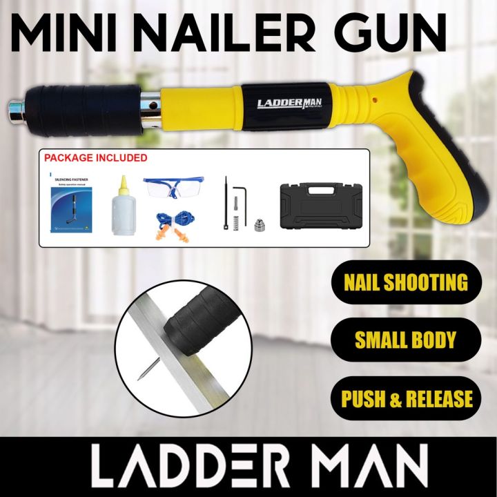 LADDERMAN Steel Nails Guns Rivet Tufting Gun Nail Gun Cordless Manual ...