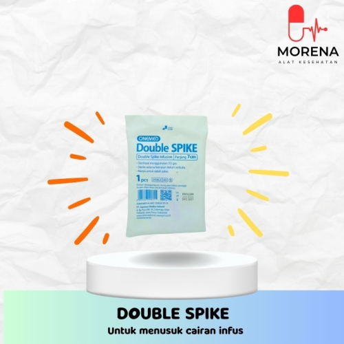ONEMED- Double Spike Infusion/ Alat Penusuk Botol Infus Onemed | Lazada ...