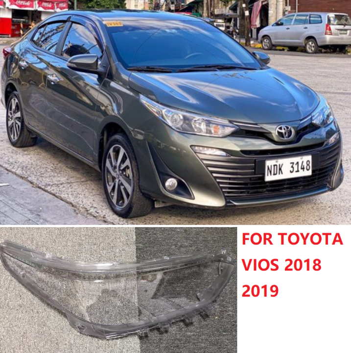 1PAIR Front Headlight lens cover Headlamp lens cover cap For TOYOTA ...