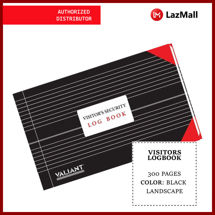 Visitors Security Logbook 300 Pages | Lazada PH