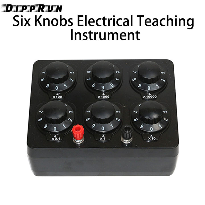 DIPPRUN Resistance Box 0-9999.9Ω Adjustable Lab Resistor Substitution ...