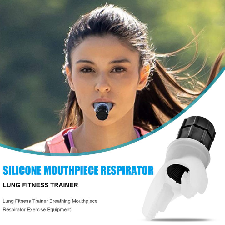 (Ready)Lung Fitness Trainer Breathing Mouthpiece Respirator Exercise ...