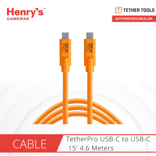 Tether Tool TetherPro USB Type C To USB Type C 15' 4.6m - HENRY'S ...