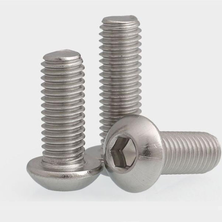 304 Stainless Steel Round Head Socket Head Screw Pan Head Half Round Cup Bolt M5 | Lazada PH
