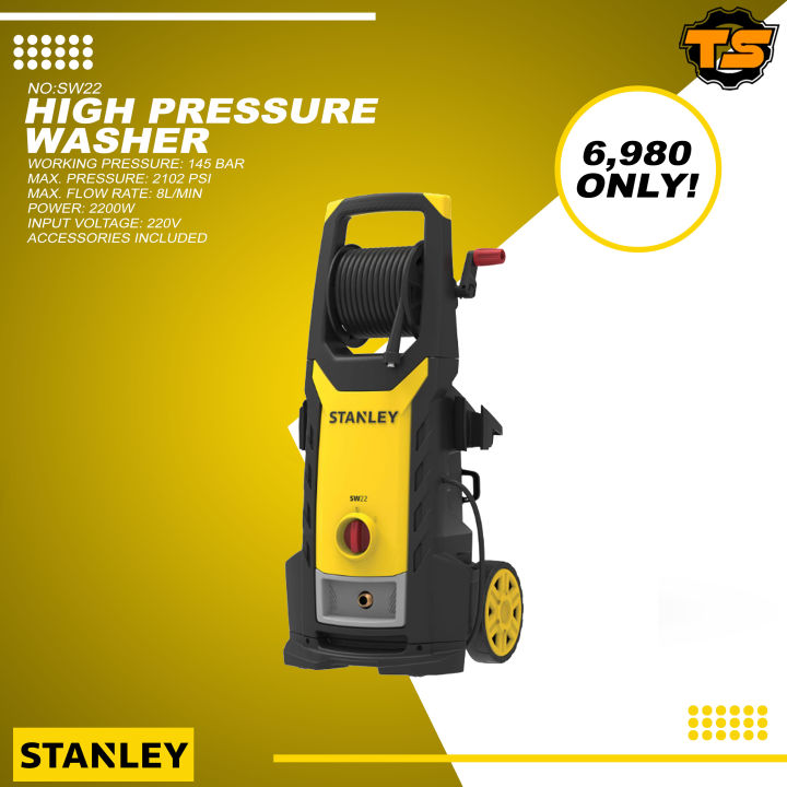 Stanley 145 Bar High Pressure Washer (SW22) | Lazada PH