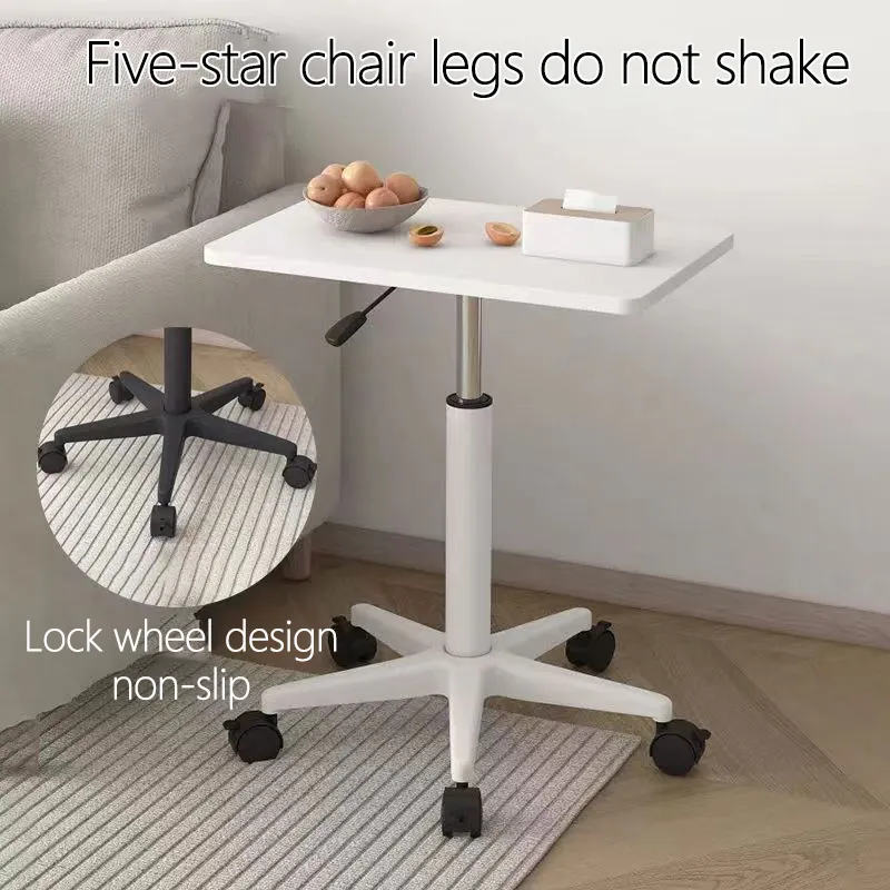 Mobile lifting table standing work table sofa bedside table mobile ...