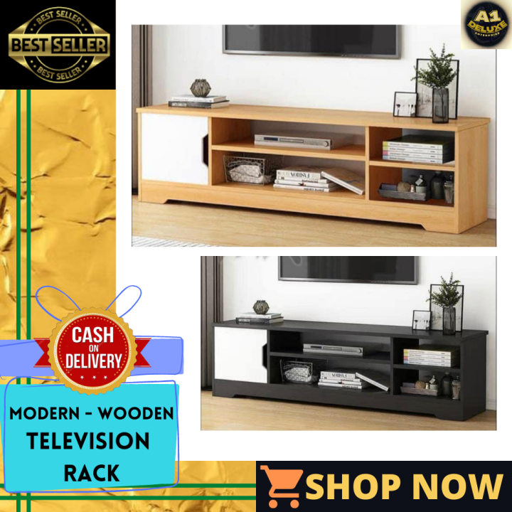 A1 Deluxe - Modern Wooden Minimalist Television Rack SALE Version 1.0 ...