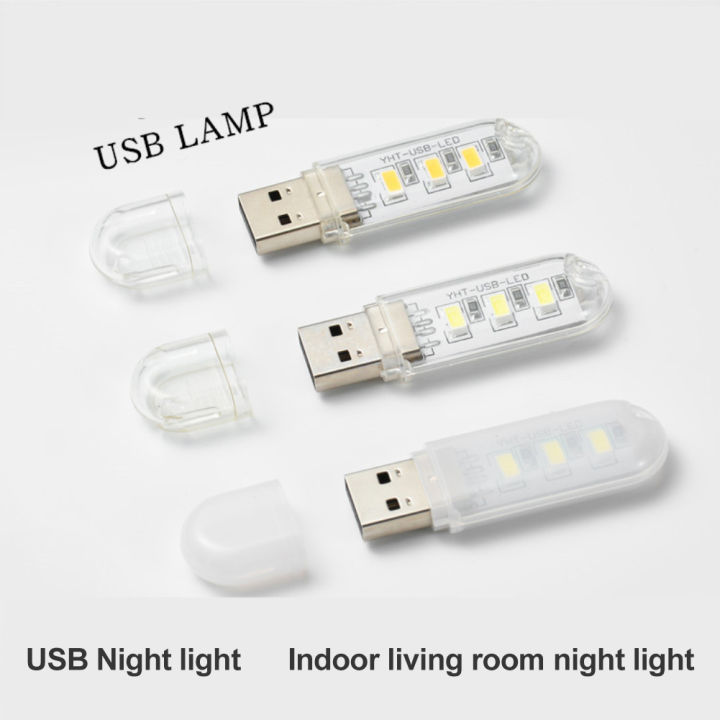 kangle【👍🏻จัดส่งภายในประเทศ】USB มินิหลอดไฟ LED สีขาว / อบอุ่น มีให้เลือก ...