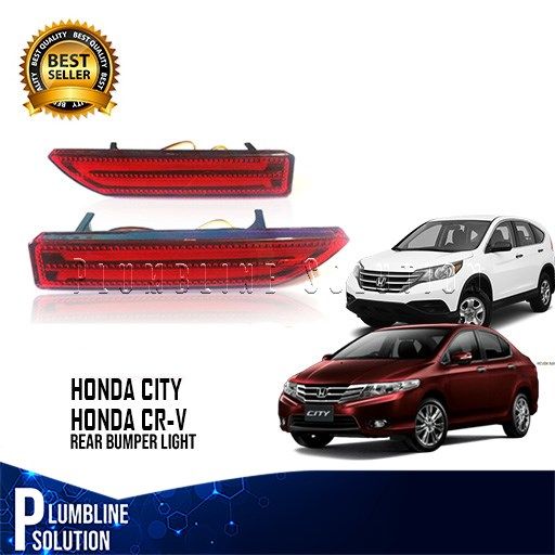 Rear Bumper Light for Honda City / Honda CRV / CR-V 2012 2013 2014 2015 ...
