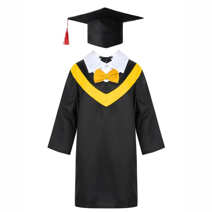 【Fairdeal】 Kids Graduation Gown Bachelor Costumes Primary School ...