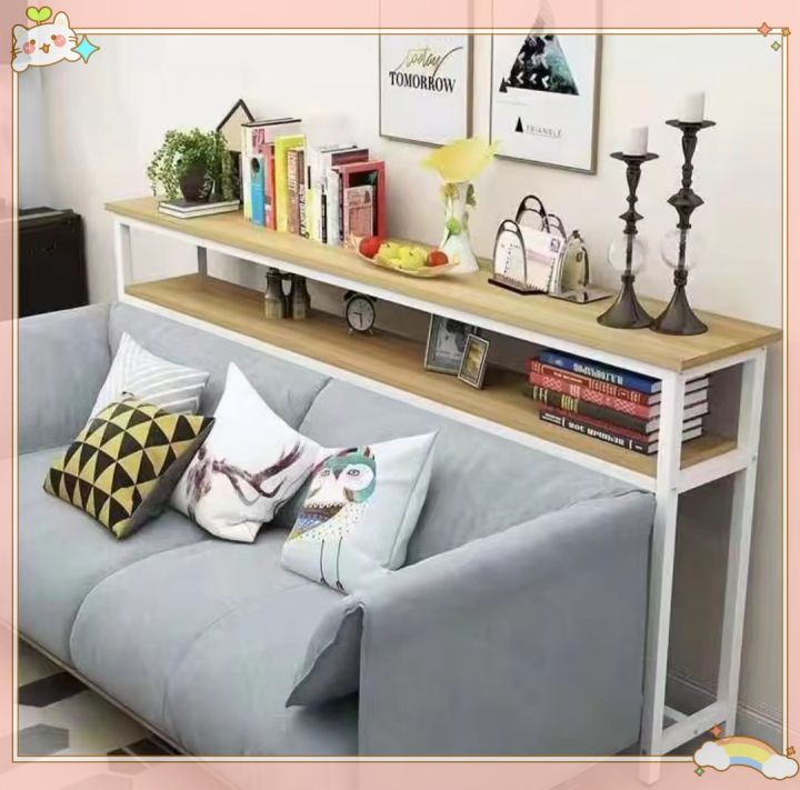 Long Side Table Narrow Shelf Behind Sofa Long Table Bedroom Narrow Long ...