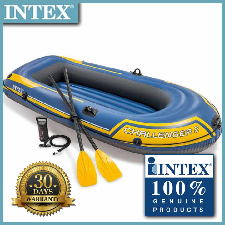 Intex 68367 Challenger 2 Inflatable Boat Set | Lazada PH