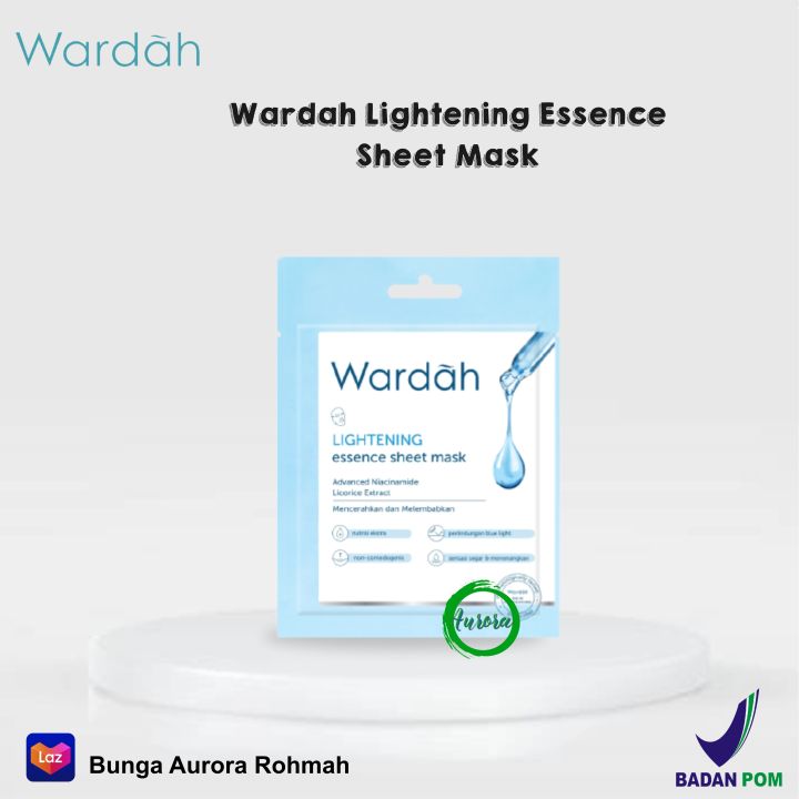 Wardah Lightening Essence Sheet Mask - 20ml | Lazada Indonesia