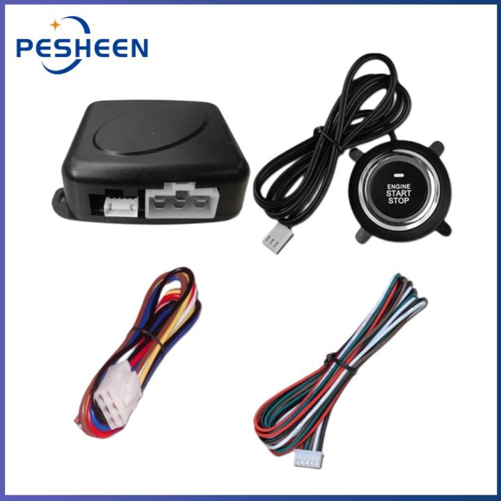 12V Car One Key Start System Automatic Ignition Push Button Start ...