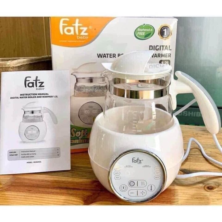( TẶNG GẶM NƯỚU CHUỐI ) Máy đun và hâm nước pha sữa điện tử Fatz Quick ...
