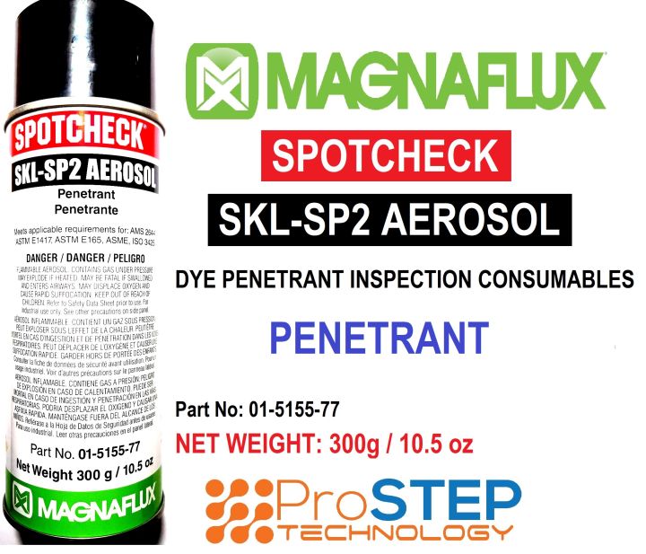 [100% ORIGINAL] MAGNAFLUX SPOTCHECK SKL-SP2 AEROSOL PENETRANT (NDT DYE ...