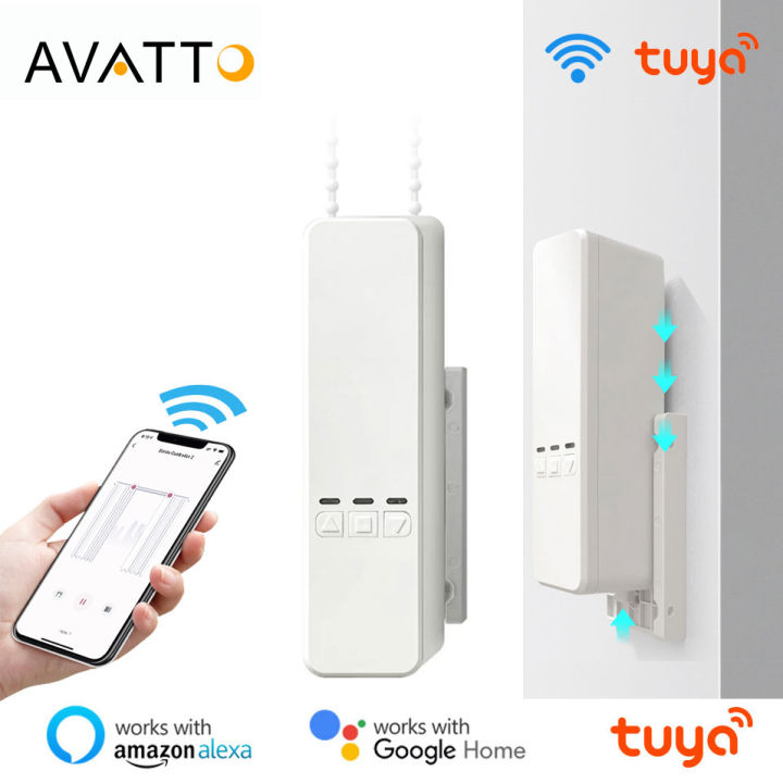 AVATTO Wifi smart curtain Roller Blinds Motor,Tuya WiFi Electric ...