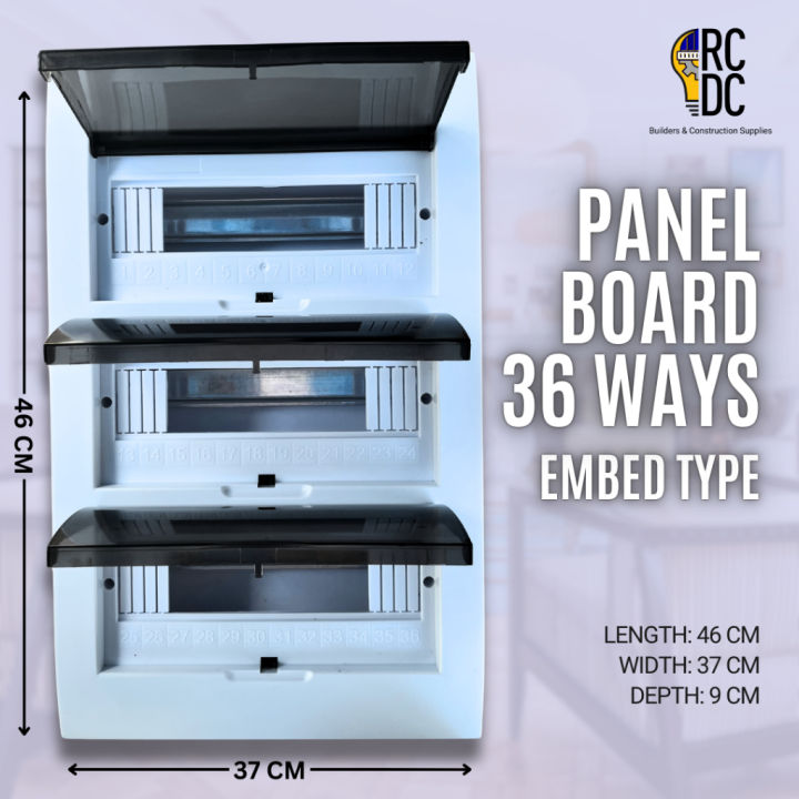 PANEL BOARD DISTRIBUTION BOX up to 24 Ways (Breakers NOT included ...